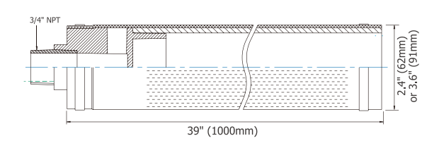 PTFE SSI Tube Diffuser For High Oxygen Transfer Efficiency