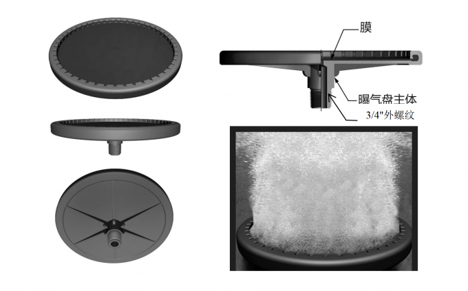 Efficient Fluidized Bed Diffuser With 2mm Membrane Thickness For ...