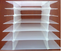 FRP / PP Suspended Particles Lamella Tube Settler 1000×1000×866 Molding ...