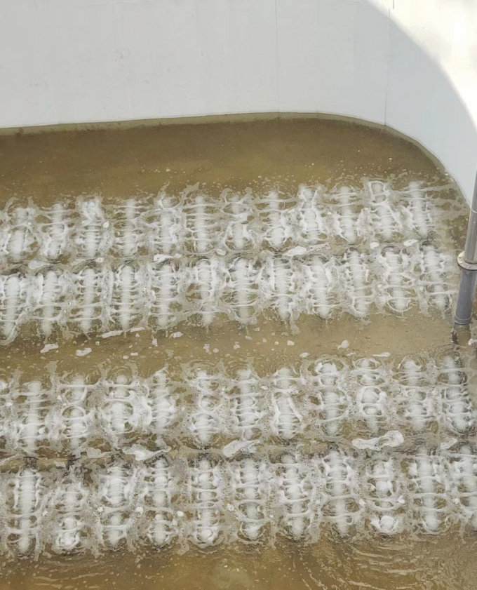 High Oxygen Transfer SSI Aeration Diffuser EPDM / PTFE Material Service ...